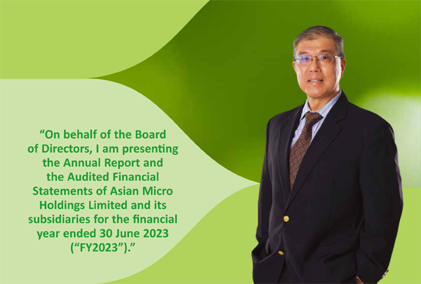 Investor Relations: Chairman's Message